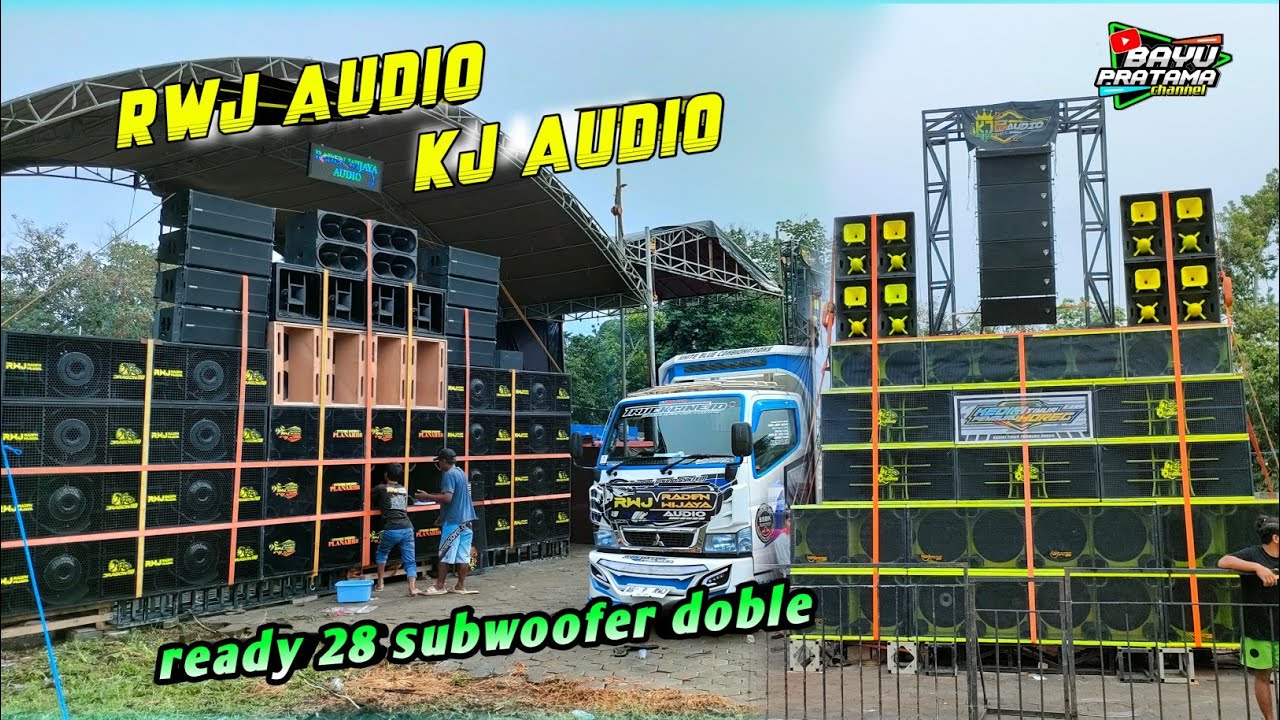 rwj audio vs kj audio sudah ready 28 subwoofer di bodak Wonorejo puncu ...