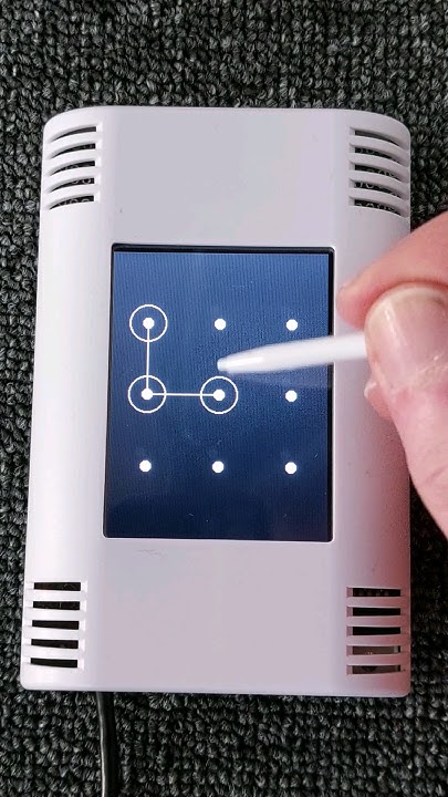 simple pattern lock algorithm for Ili9341 - YouTube