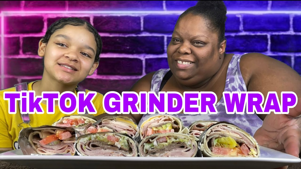 TikTok Viral Grinder Wrap | Mukbang Eating Show | #Slaytember - YouTube