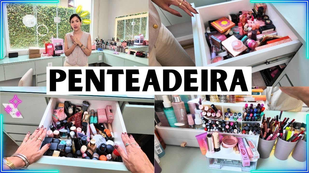 TOUR NA PENTEADEIRA 2025 l MOSTRANDO TODAS MINHAS MAQUIAGENS! - YouTube