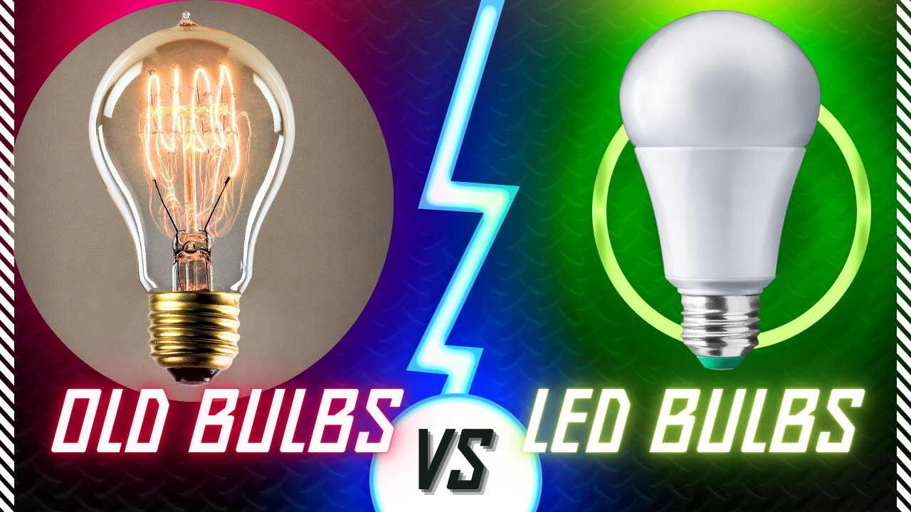 Old Bulbs vs LED Bulbs - Heat vs Light differences - YouTube