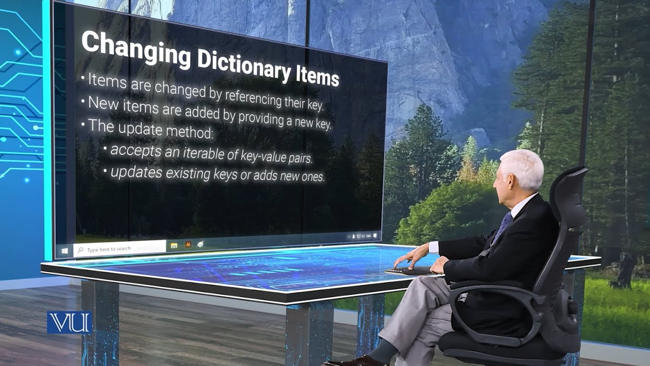 Changing Dictionary Items | Programming Using Python | CS306_Topic081 ...