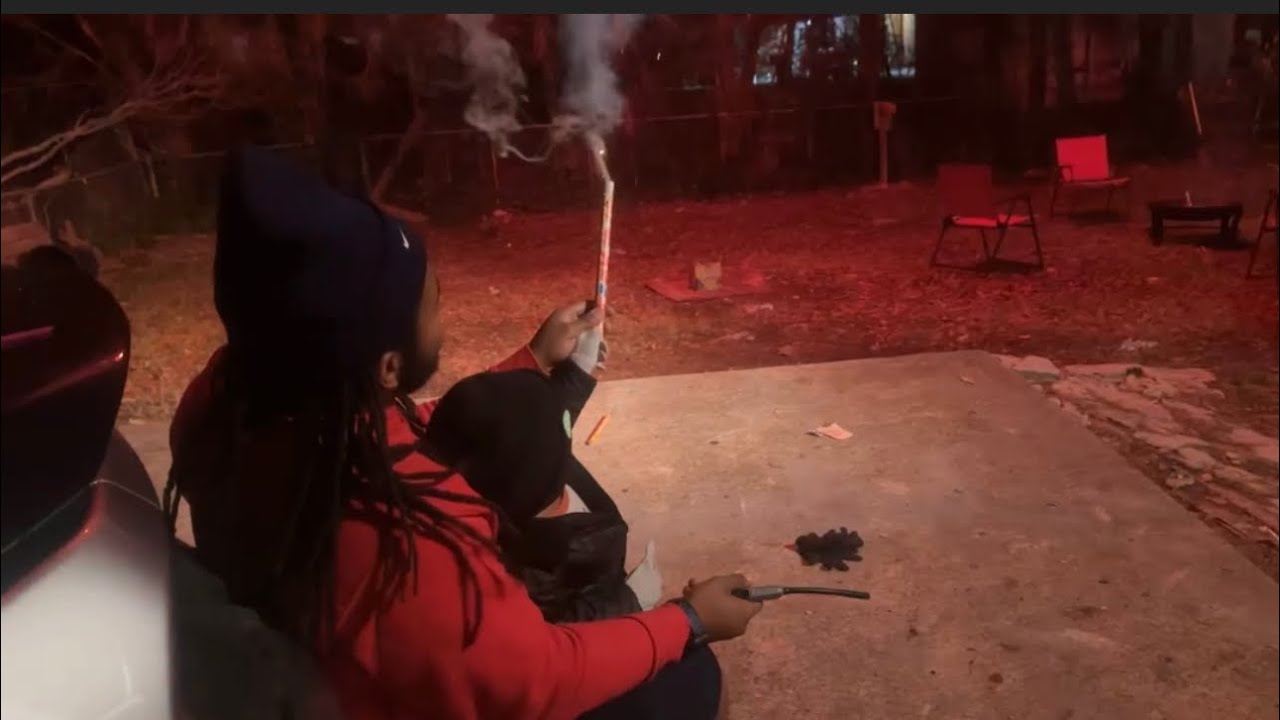 Popping Firecrackers 🧨 w/ My Husband & Toddlers 🎆🎇 | 👮🏿‍♀️ Tried To ...