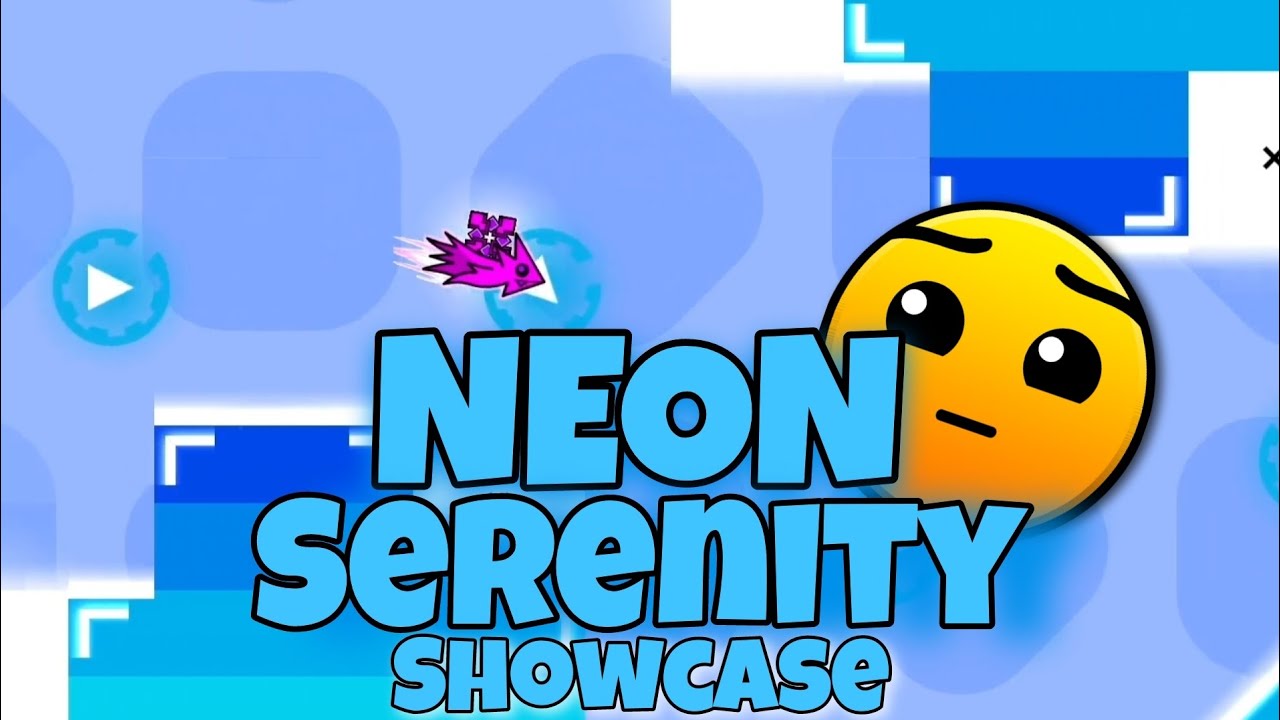 "Neon Serenity" Geometry Dash level showcase *published* - YouTube