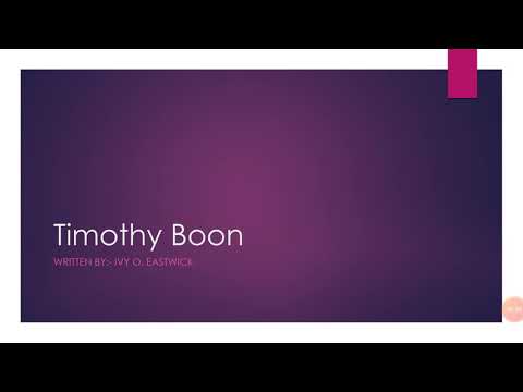 Poem "Timothy Boon " - YouTube