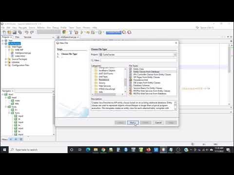 Create Entity Classes using Netbeans Auto-generator - YouTube