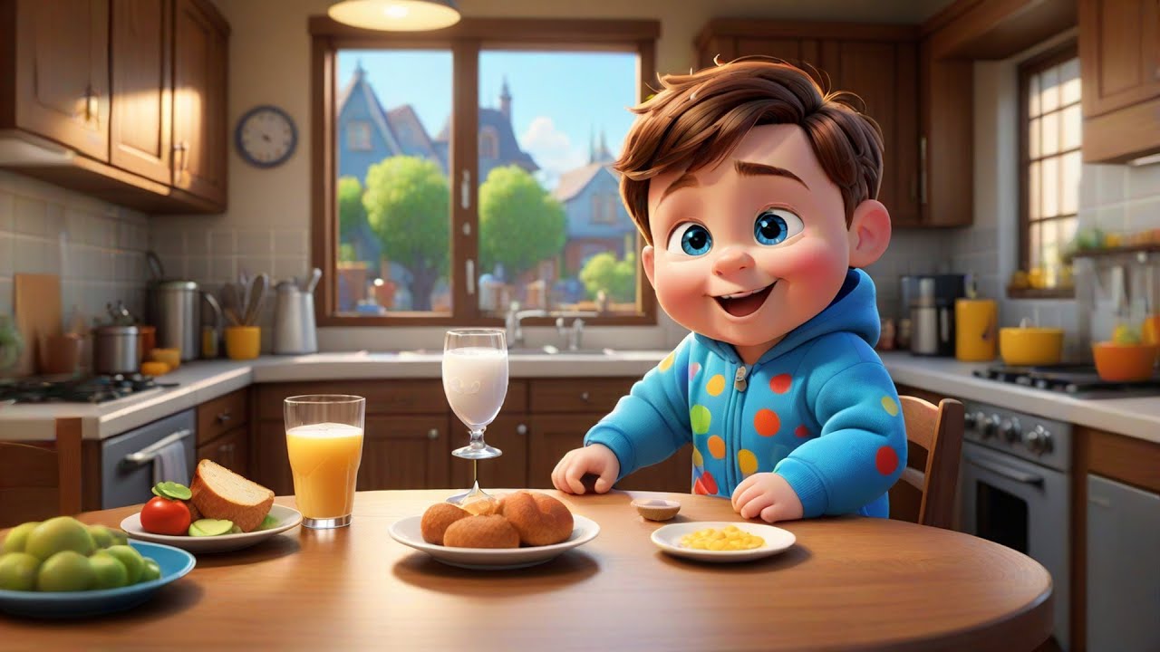 Breakfast with Baby Bro | Fun Morning Routine Song | Kids Songs and ...