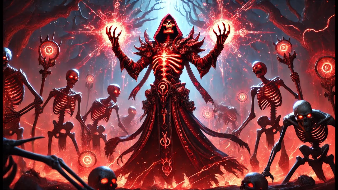 [Diablo 4] Season 5 Skeleton Mage Minion Necromancer Pit 126 - YouTube