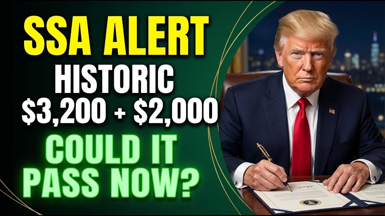 SSA Alert: Historic $3,200 Social Security + $2,000 Payment Bill ...