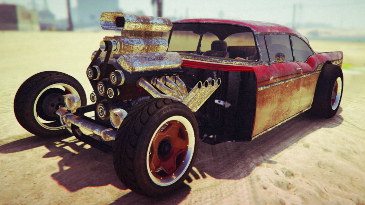 GTA 5 ONLINE NEW DLC "DECLASSE TORNADO RAT ROD" CAR (GTA 5 DLC UPDATE ...