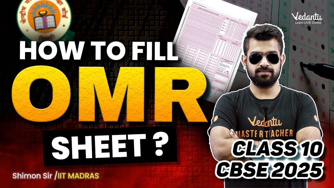 How to Fill OMR Sheet Correctly? | Class 10 | CBSE 2025 | Shimon Sir🔥 ...