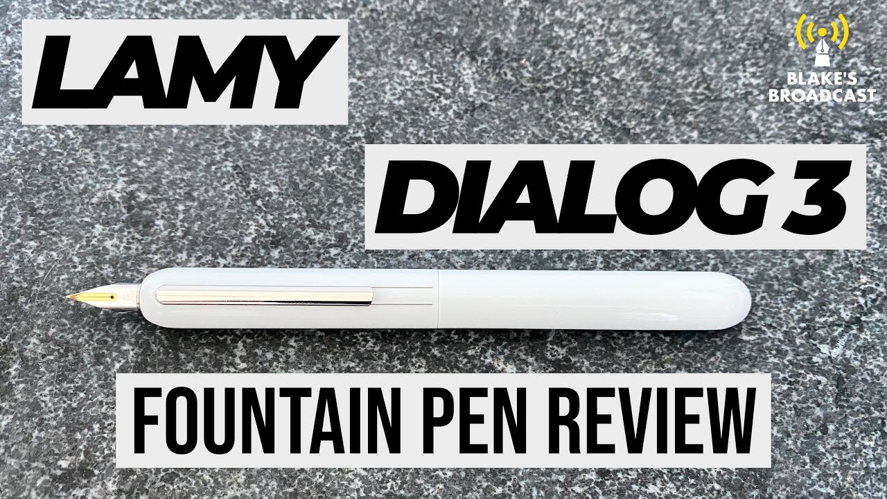Lamy Dialog 3 Fountain Pen Review - YouTube