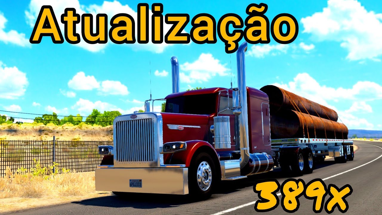 Atualização Peterbilt 389x AM29 ATS 1.47 Base SCS - YouTube