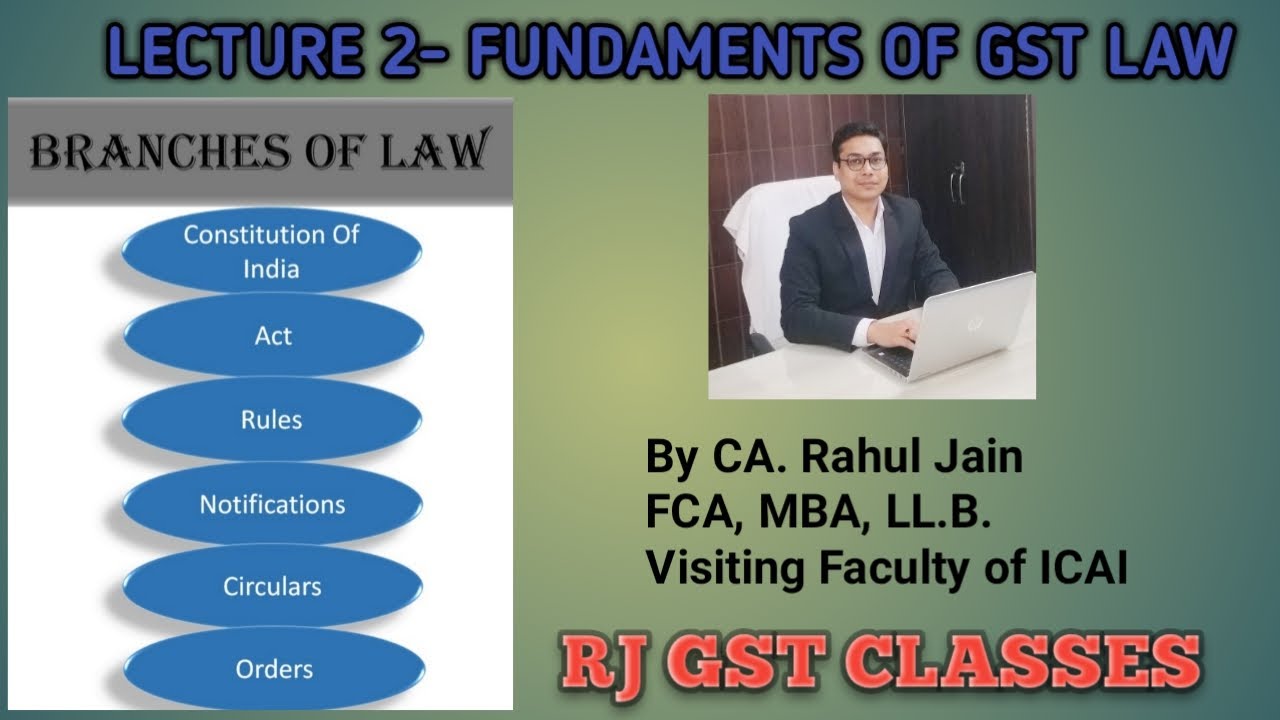 Lecture 2-Fundamentals of GST Law - YouTube