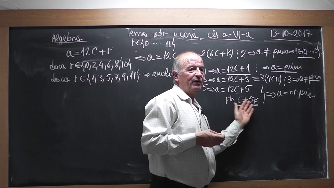 2/2 Lectia 1580 Clasa 6 Numere prime Numere compuse Teorema impartirii ...