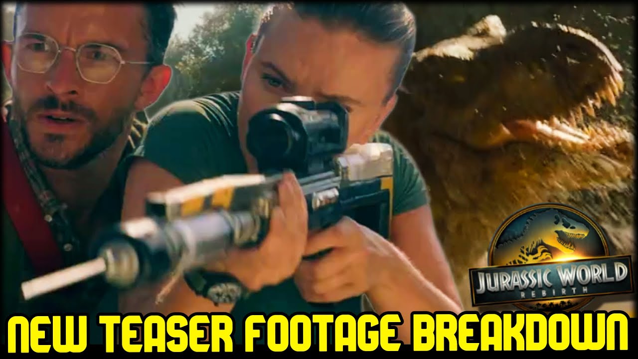 Jurassic World Rebirth TV Spot Shows Insane T-Rex River Chase! - YouTube