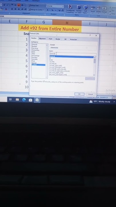 How to Add the Country code or State Code in Number in MS Excel| Tips & tricks in MS Excel # ...