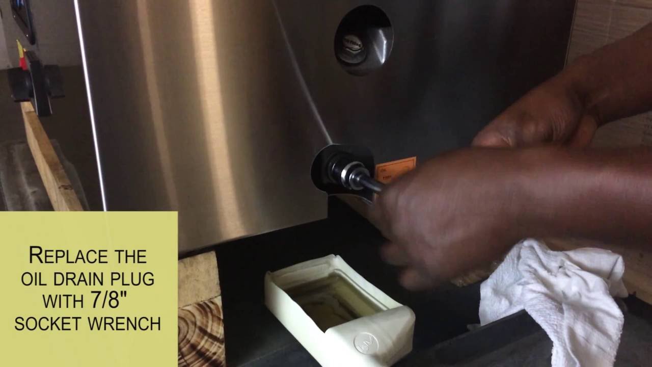 How to Drain Oil from your VacMaster Chamber Vacuum Sealer - YouTube