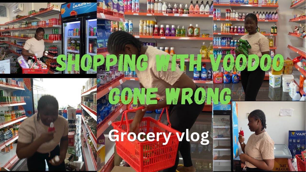 Shopping with voodoo gone wrong | Supermarket prank | Grocery vlog #prank #trending - YouTube