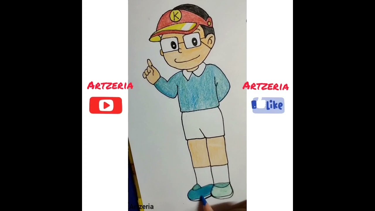 Kiteretsu drawing || kiteretsu art || satisfying video || status video ...