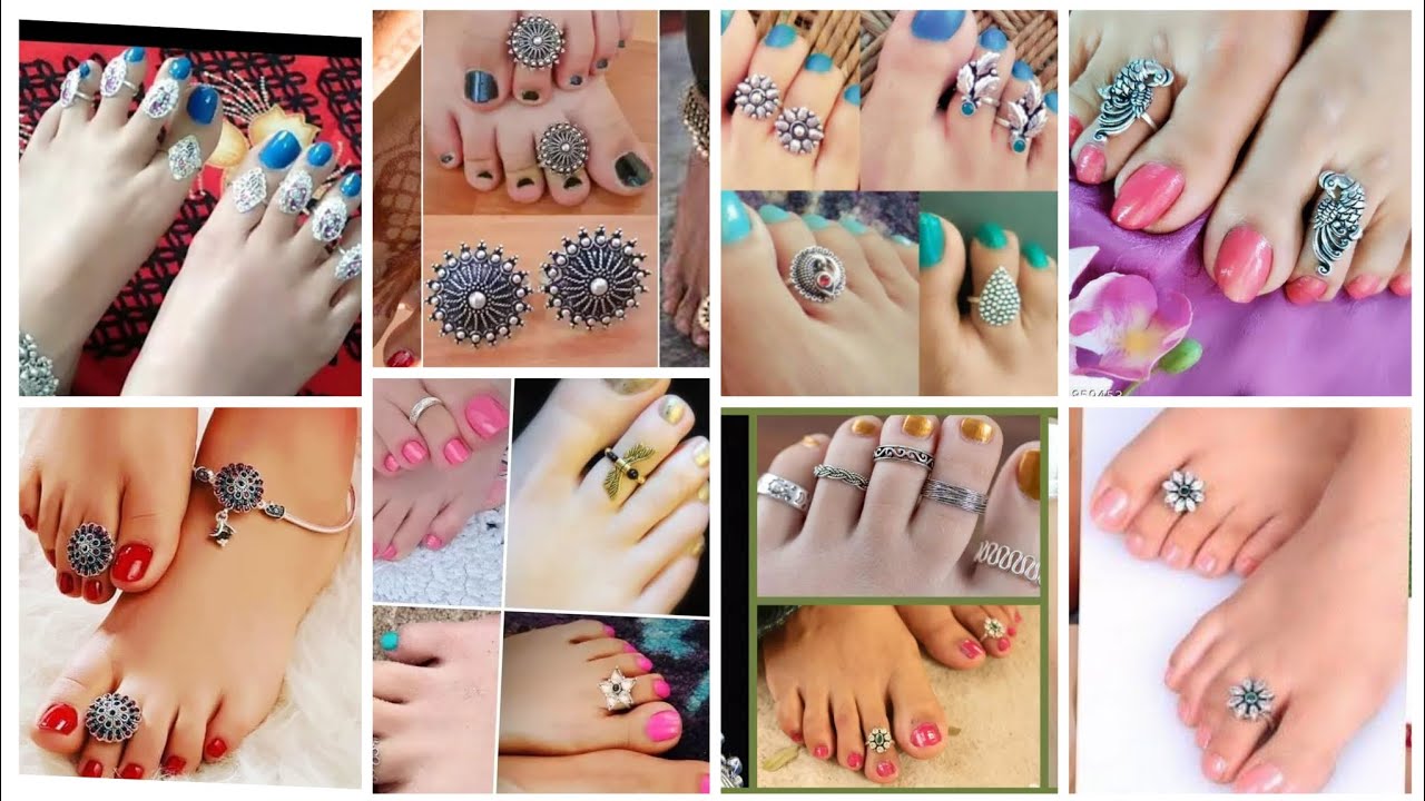 Latest most popular toe ring designs#toering silver design for toe ring ...