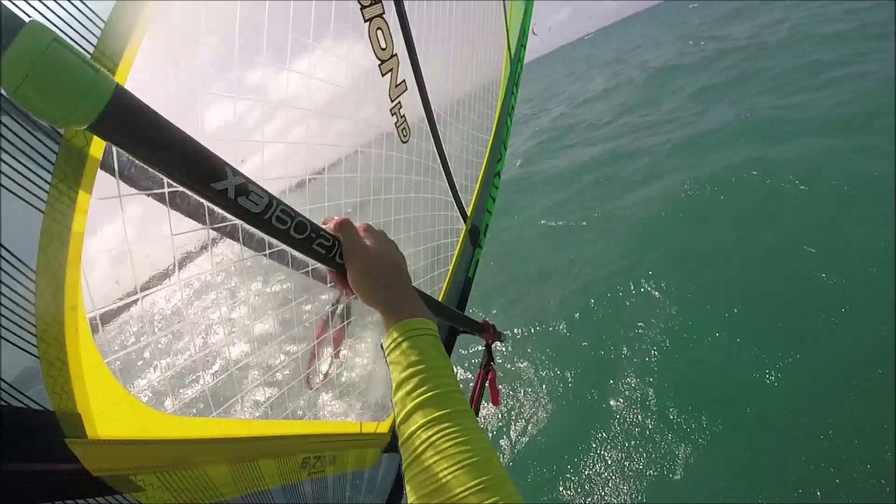 Learning Duck Jibe, Cabarete Windsurf - YouTube