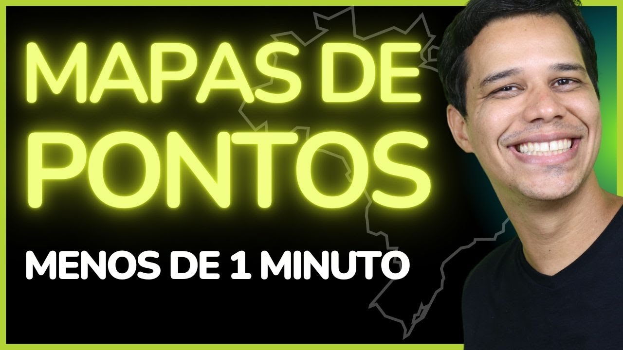 Como fazer mapa de pontos - YouTube