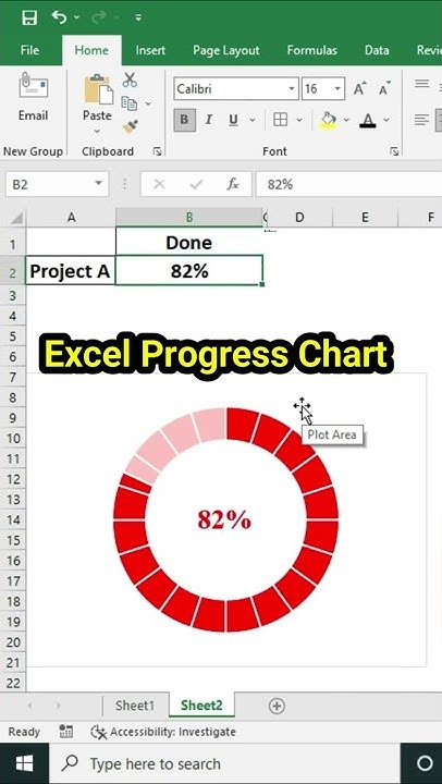 Excel Progressive Chart #Shorts #Exceltips #Exceltraining - YouTube