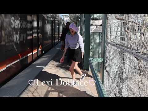 Embarrassing Public Atomic Wedgie at the Train Station