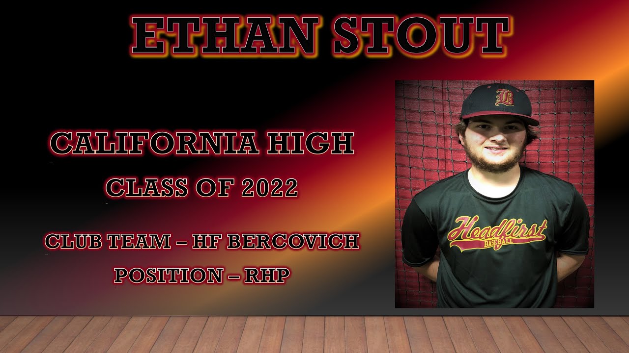 ETHAN STOUT BASEBALL RECRUIT 2022 - RHP - YouTube