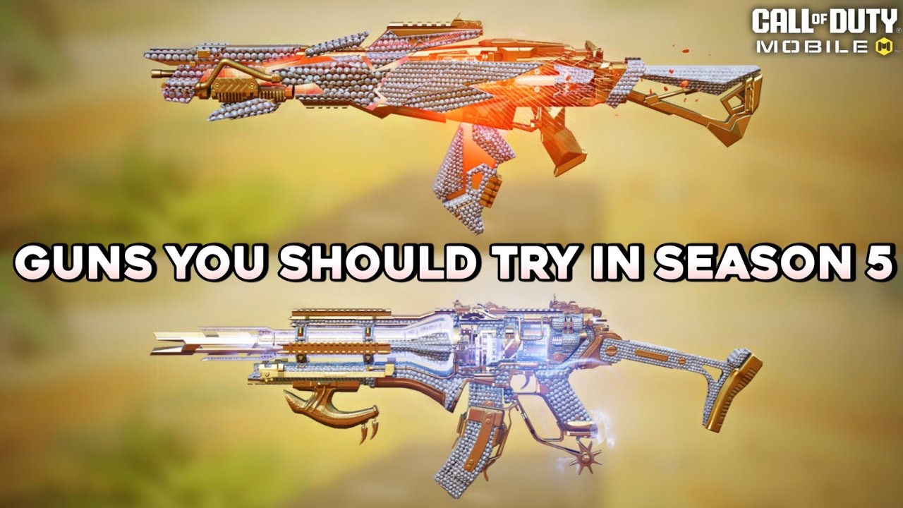 Guns you should use in CODM Season 5 (With it's best Gunsmith) - YouTube