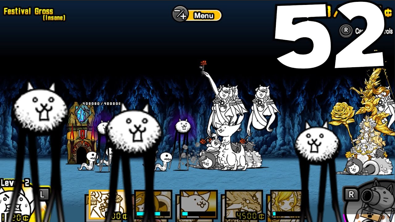 The Battle Cats Unite! Crazed Gross Cat Battle! - YouTube