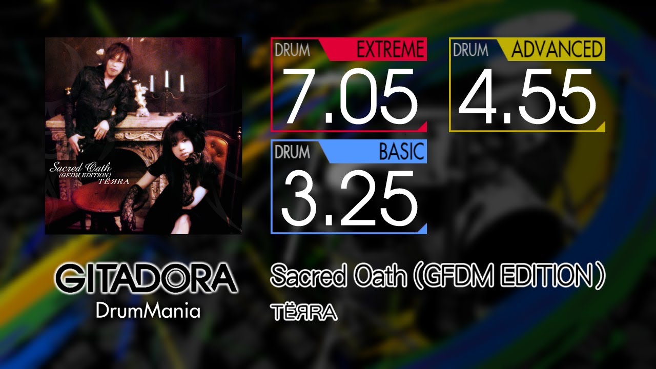 【GITADORA】 Sacred Oath (GFDM EDITION) (EXTREME ~ BASIC) Drum - YouTube