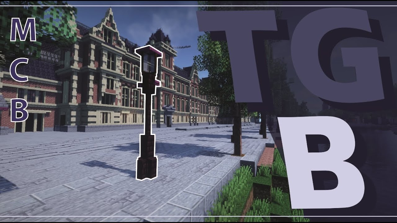 MC Builds - Lamppost #1 - YouTube