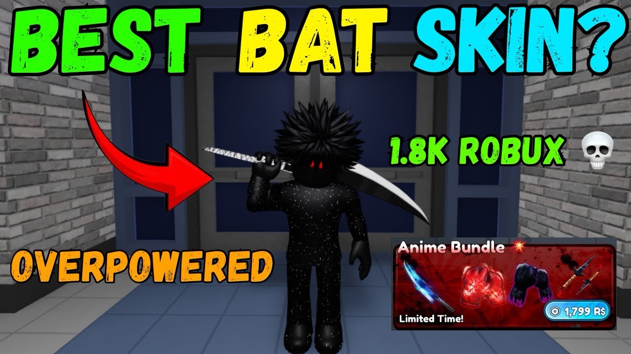 Reviewing The BEST BAT SKIN Inside Of Roblox Fight In A School - YouTube