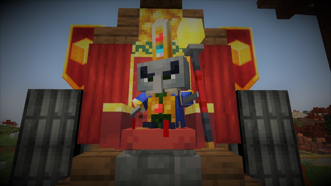 Minecraft: Arch Illager Boss Fight - YouTube