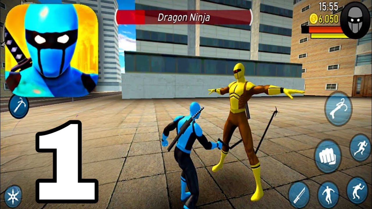 Blue Ninja Super Hero Game|Part 1|Android Game Play - YouTube