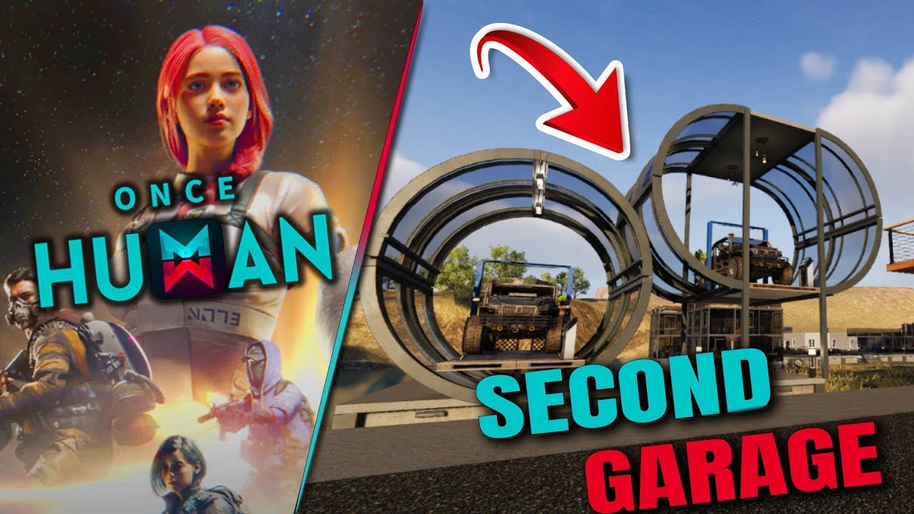 BUILD SECOND GARAGE With MODERN DESIGN | Once Human ⚡️ ZOMBIE Open ...