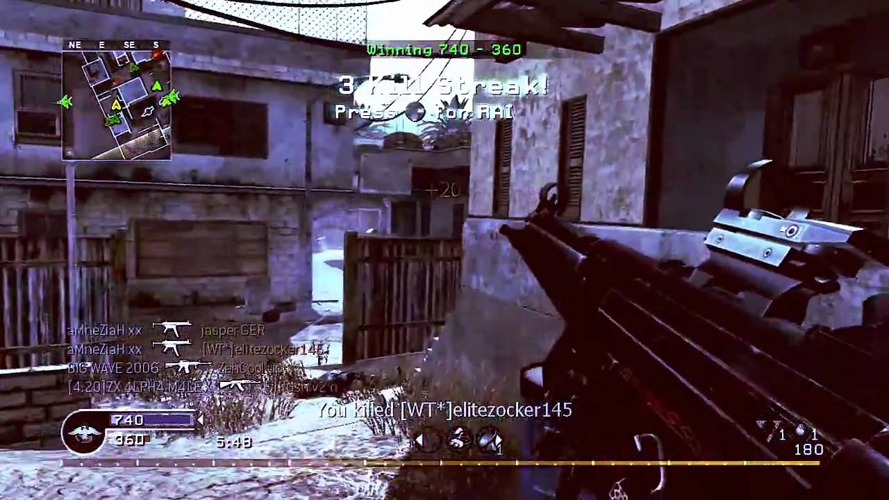 Cod4 - Mp5 Spray. - YouTube