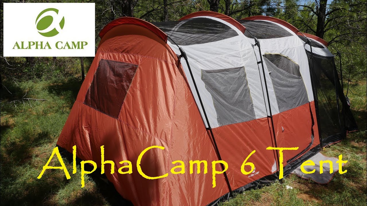 Alpha Camp 6 - Family Tent - Initial impressions Review - YouTube