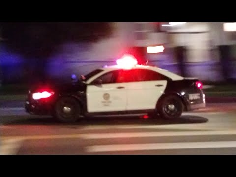 LAPD Ford Taurus Responding - YouTube