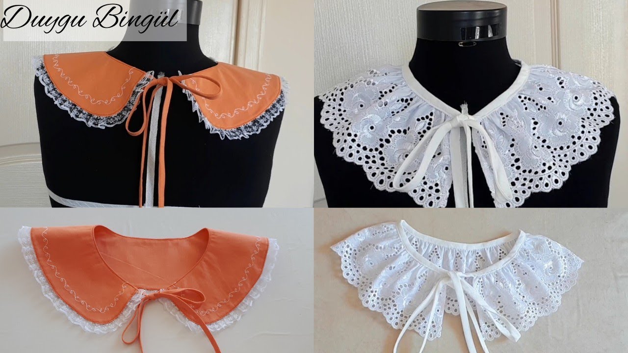 Two Beautiful and Easy Portable Collar Sewing / I Sew and Sell 100 ...