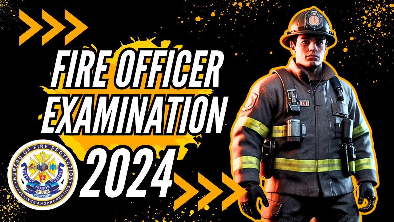 Fire Officer Examination Reviewer (FOE) 2024: Fire Suppression - YouTube