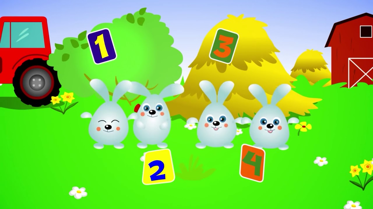Counting Numbers w Animals for Kids \ Numbers 123 Song \ Toddler ...