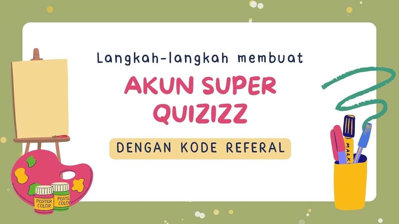 Membuat Akun Super Quizizz dengan Kode Referal - YouTube