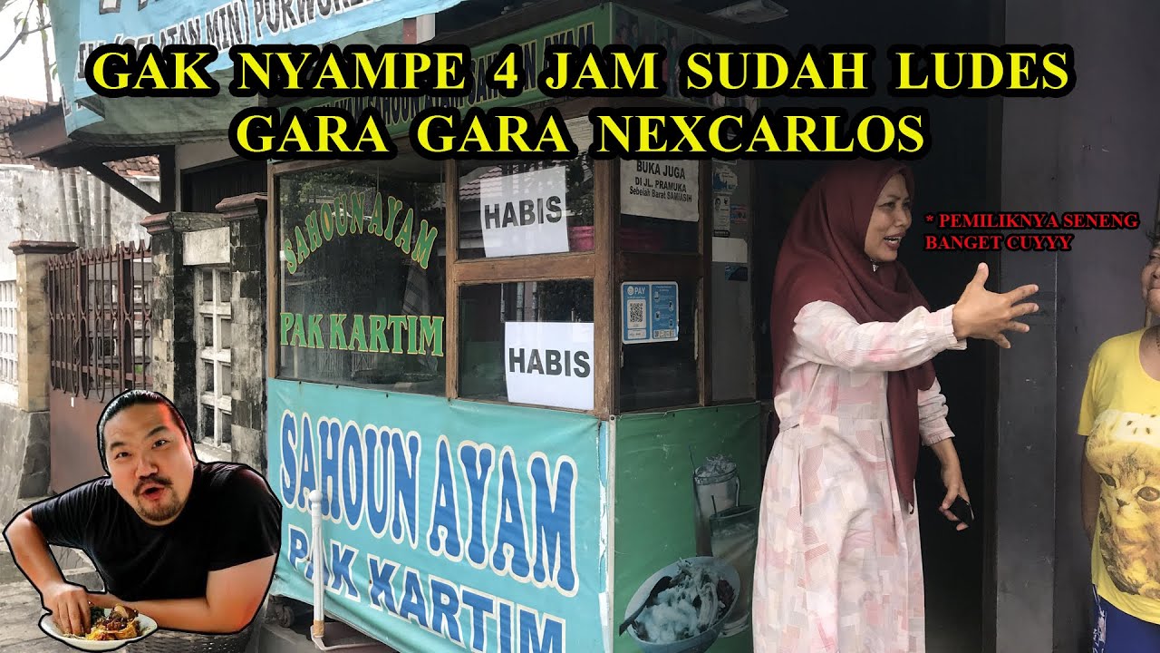 SAHOUN AYAM NEXCARLOS DI PURWOKERTO - YouTube