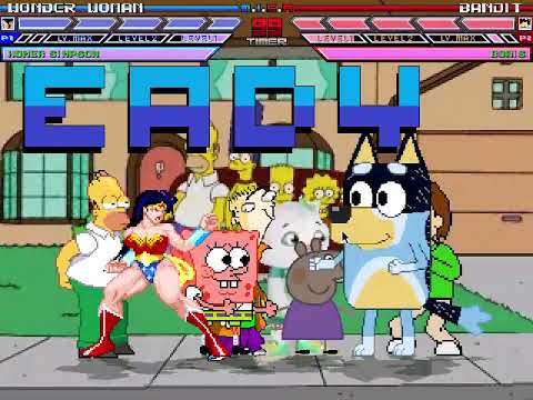 Hugo Trav Mugen Battle #2110: Team Wonder Woman VS Team Bandit - YouTube
