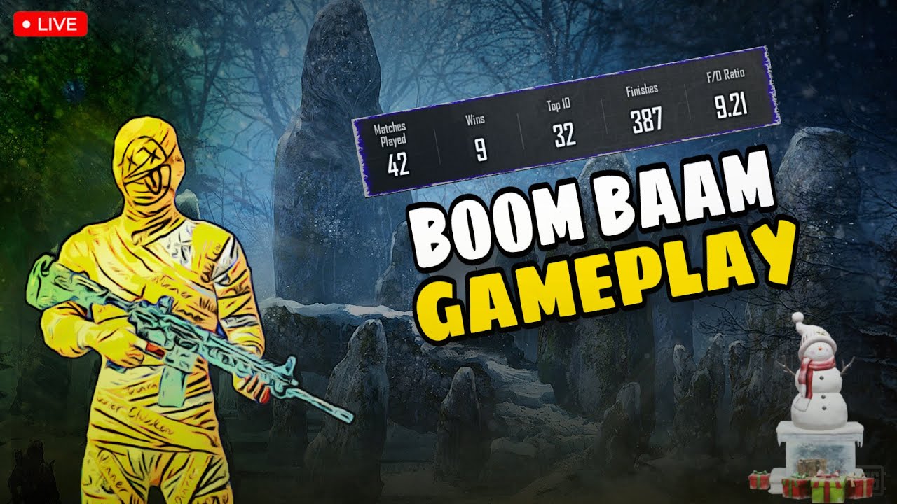 Boom Baam Gameplay #bgmi #INDIA #harryoplive - YouTube