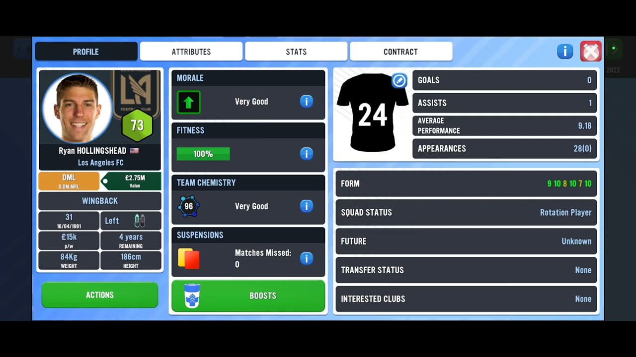 Soccer Manager 23 | MLS USA Tactics | Los Angeles FC - YouTube