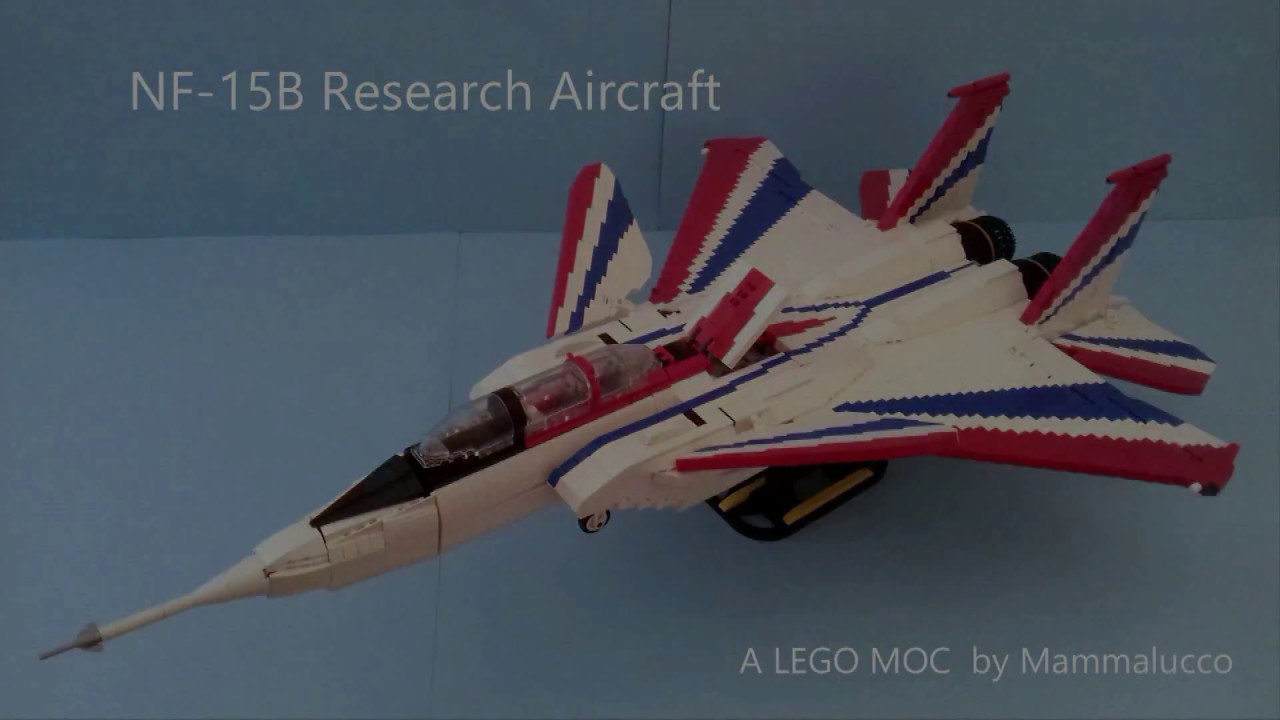 LEGO Ideas project NF-15B Research Aircraft - YouTube